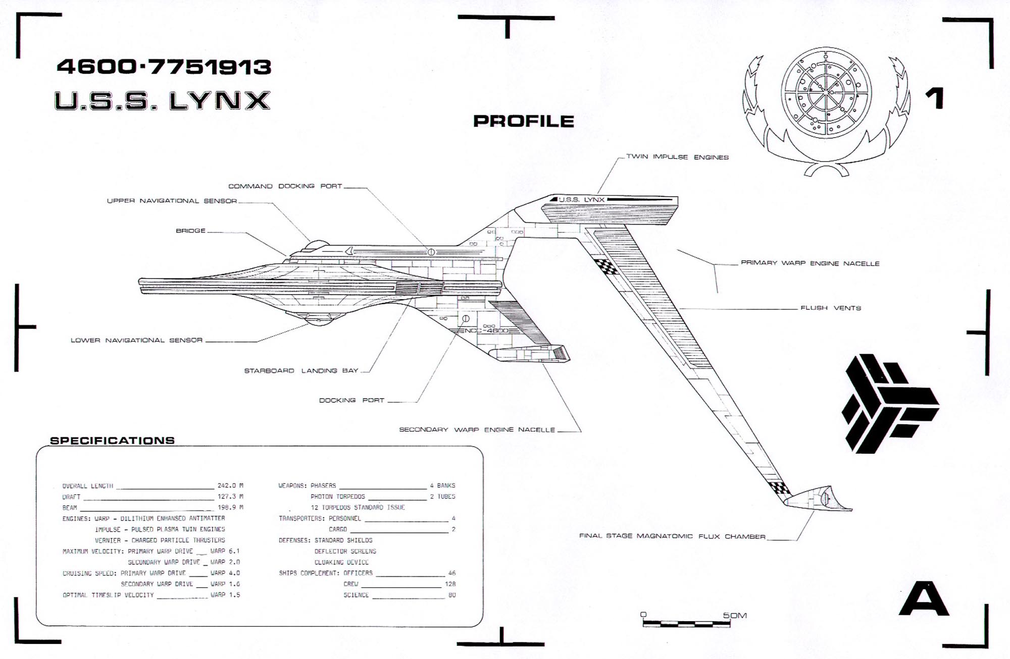 U.S.S. Lynx Timeship Prototype