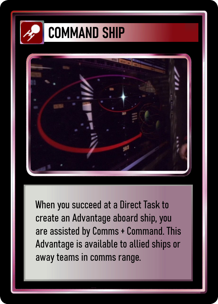 Star Trek Adventures the Card Deck—Ship Talents