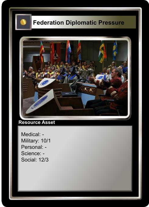 Federation-Klingon War Tactical Campaign Assets: Resource Cards!