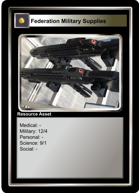 Federation-Klingon War Tactical Campaign Assets: Resource Cards!